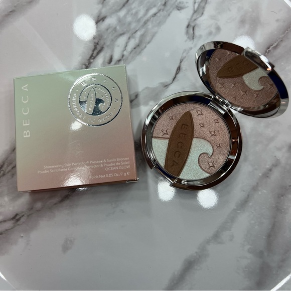BECCA | Makeup | Becca Shimmering Skin Perfector Pressed Sunlit Bronzer ...